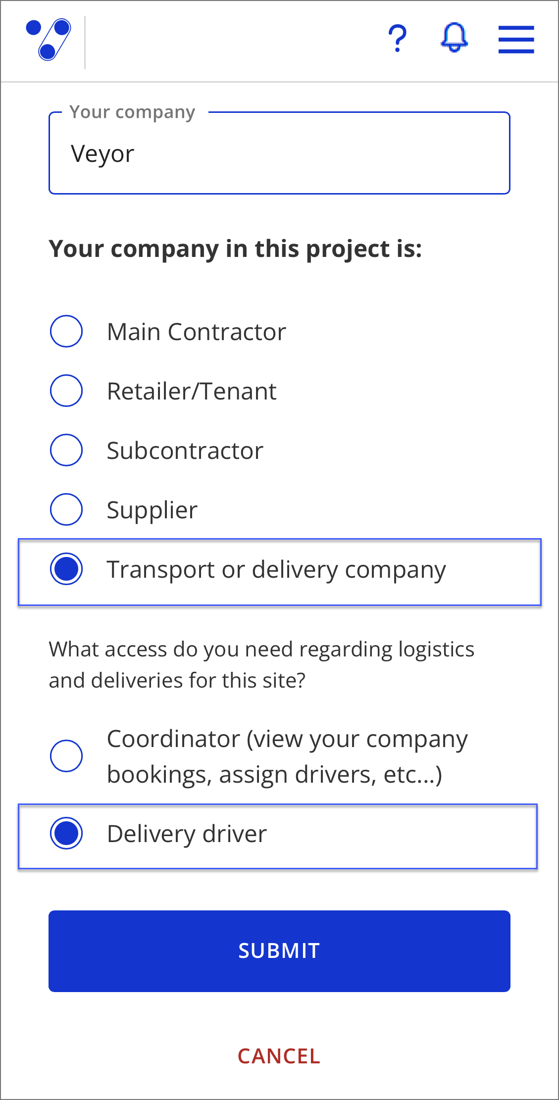 Adding and Assigning Drivers – Veyor