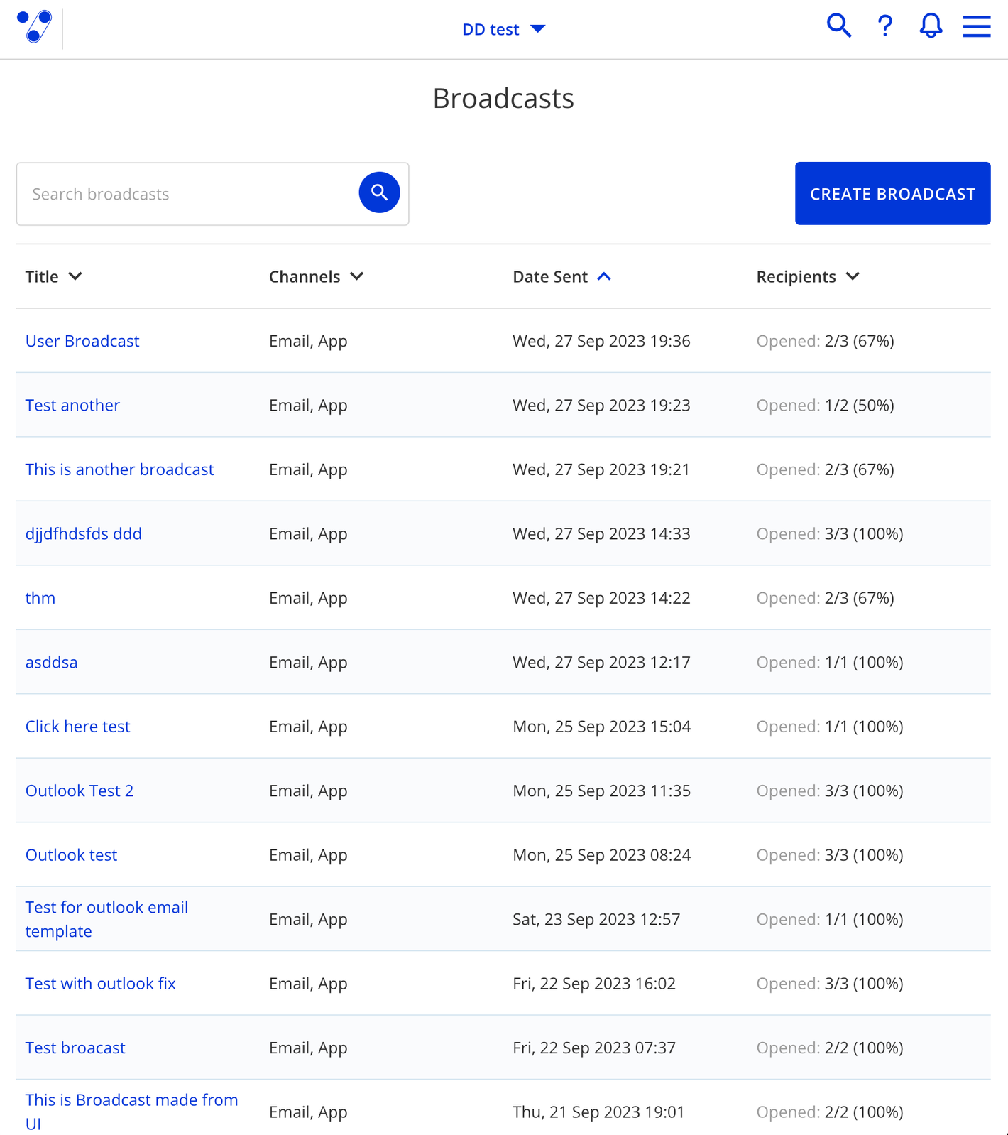 Broadcast – Veyor
